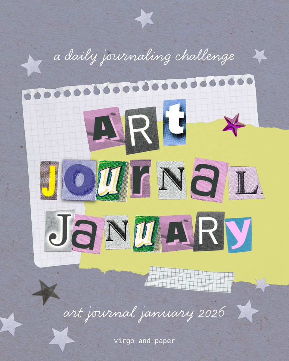 Join me for Art Journal January 2026 | 31 Days of Journaling Prompts ...