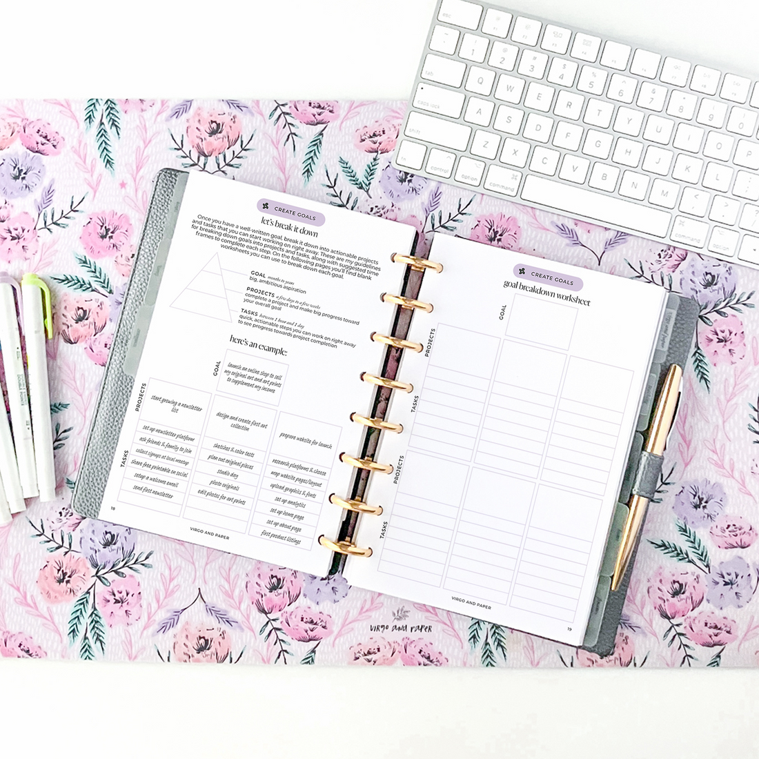 Always Focused | 2026 Goal Planning Workbook – Virgo and Paper
