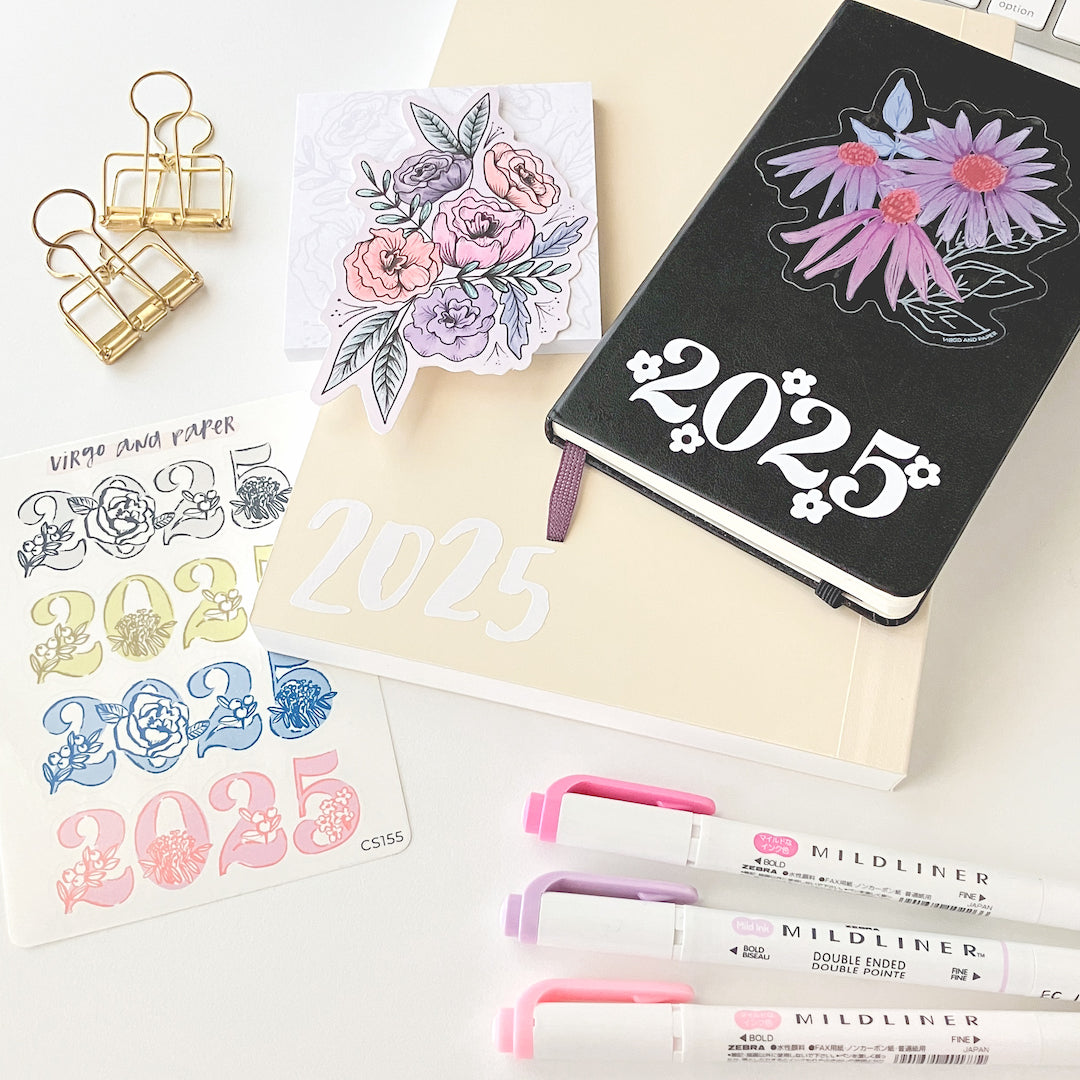 2025 Daisy Vinyl Decal – Virgo and Paper